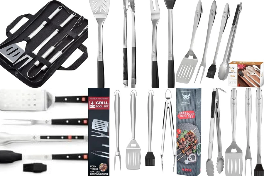 Ultimate 4-Piece BBQ Tool Set: 8 Must-Have Tools